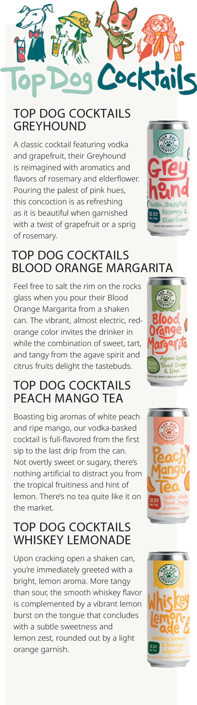 Why You Should Be Selling: Top Dog Cocktails - Kramer Bev