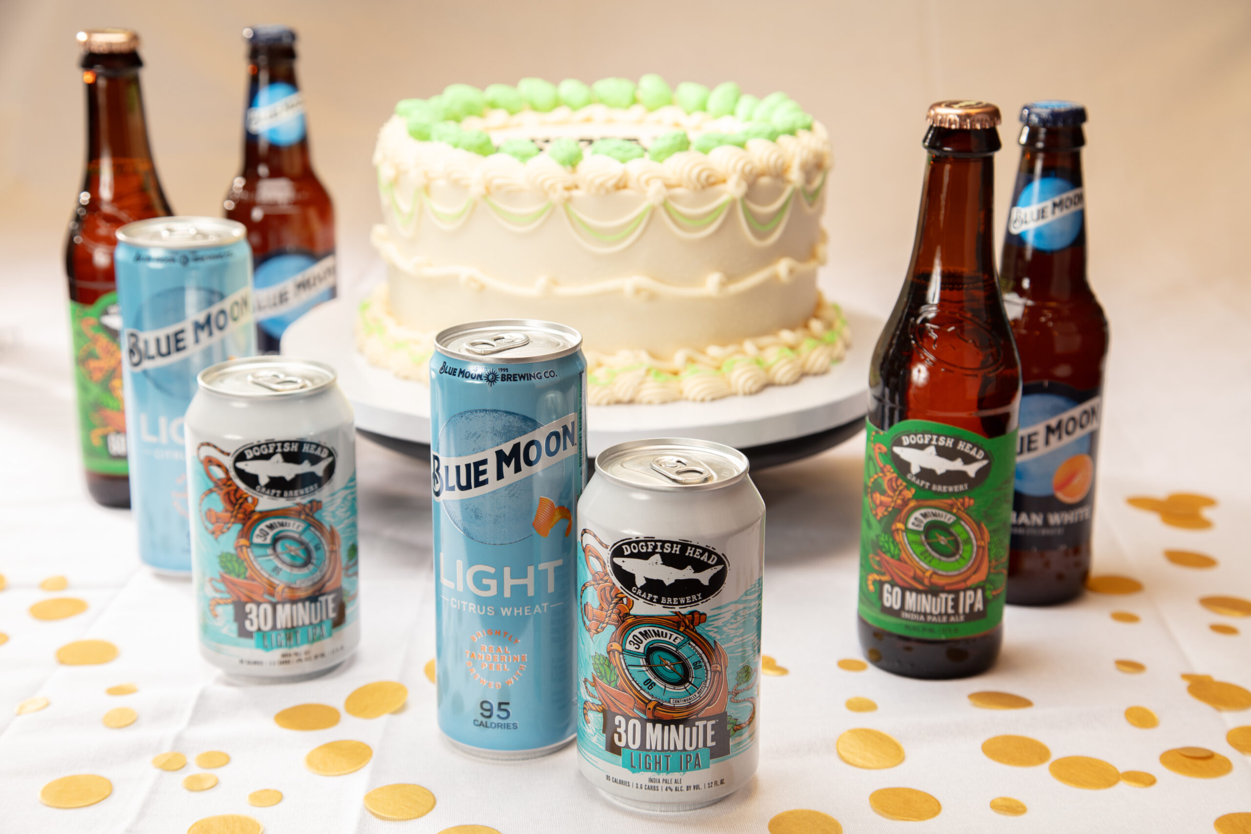 Cheers to 30 Years - Blue Moon & Dogfish Head - Kramer Bev